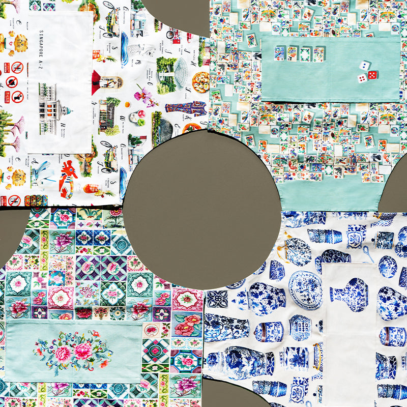 Singapore Aprons | Hand-Painted Designs – Singlapa